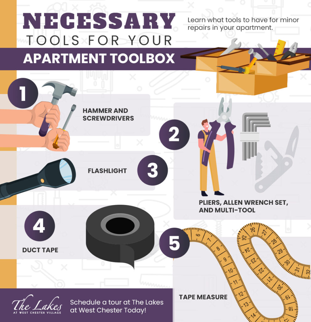 10 Tools That Are Necessary For Your Apartment Toolbox | The Lakes at ...